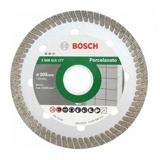 Kit 2 Unid. Disco Diamantado Turbo Porcelanato 20mm x 105mm Bosch ...