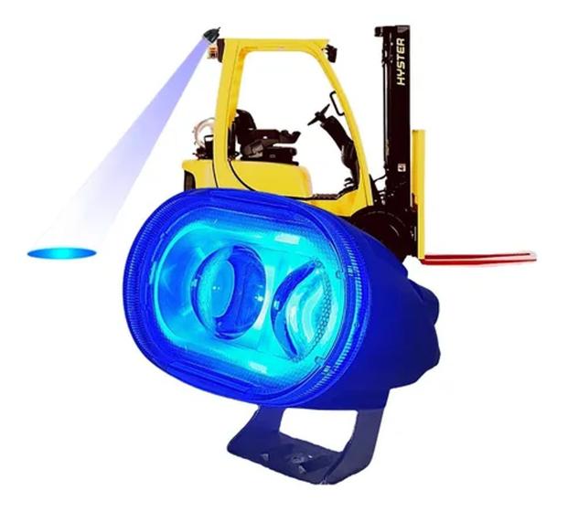 Kit 2 Unidades Blue Spot Led Azul Pulverizador Empilhadeira - RW ...