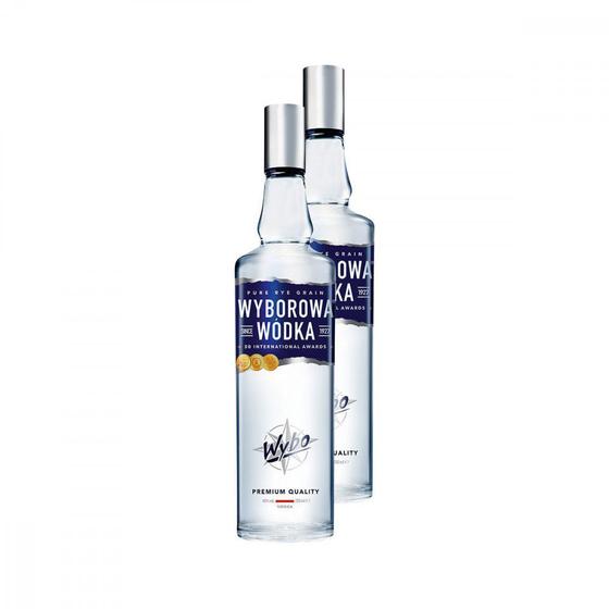 Kit 2 Unidades Vodka Wyborowa 750ml Premium - Bebidas - Magazine Luiza