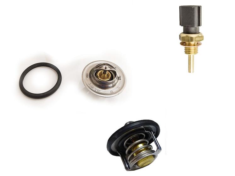 Kit 2 válvulas termostática + sensor fluence livina sentra tida x-trail ...