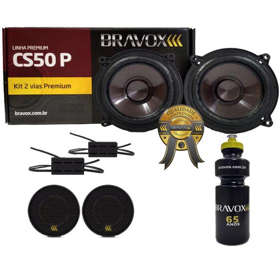 Kit 2 Vias Bravox 5 Pol CS50P 120W RMS Bravox + PRESENTE - Kit 2 Vias - Magazine Luiza