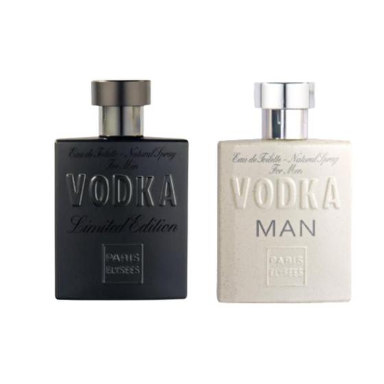 Kit 2 Vodka Limited Edition Vodka Man Paris Elysees 100ml - Vodka ...