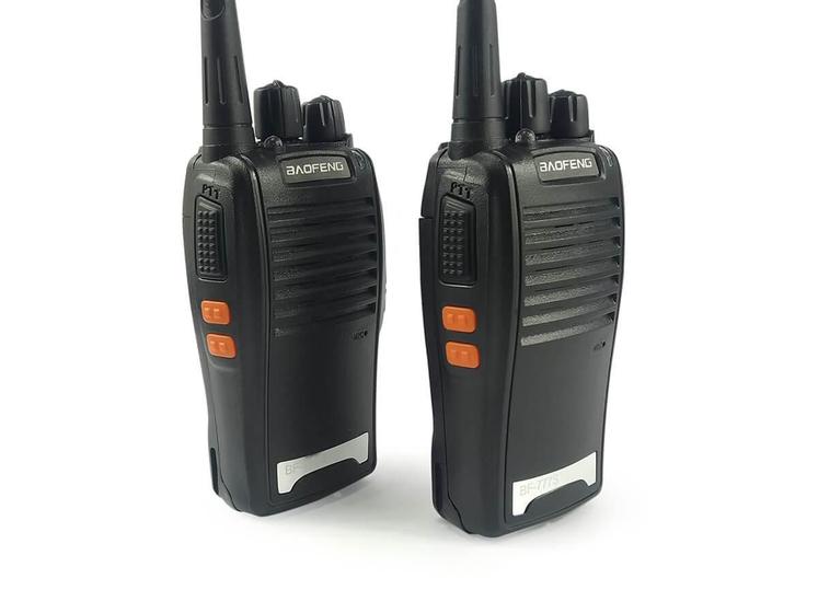 Kit 2 Walkie Talkie Rádio Comunicador Profissional Baofeng - Walkie ...