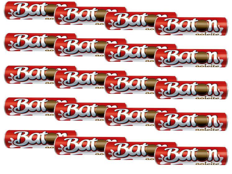 Kit 20 Batom Chocolate ao Leite Garoto 16g - Batom - Magazine Luiza