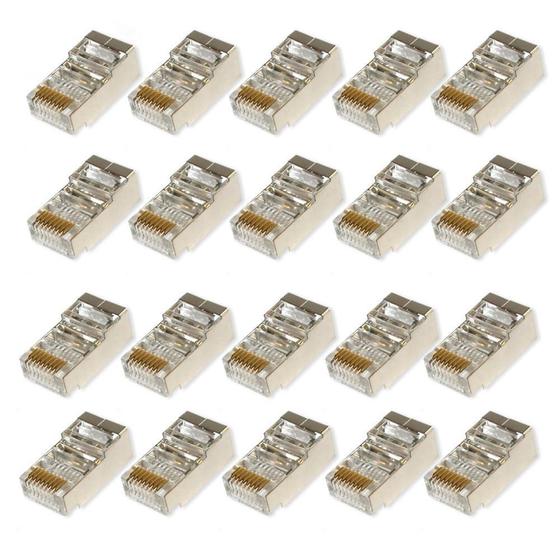 Kit 20 Conectores Rj45 Ez Crimp Cat6e Blindado - LEADERSHIP ...