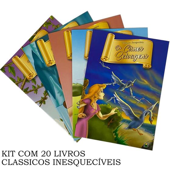 Kit 20 Livros de Contos Infantis Introdução a Leitura - Todolivro ...