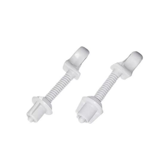Kit 20 Parafuso Plástico Par p/ Assento Sanitário Branco - METASUL ...