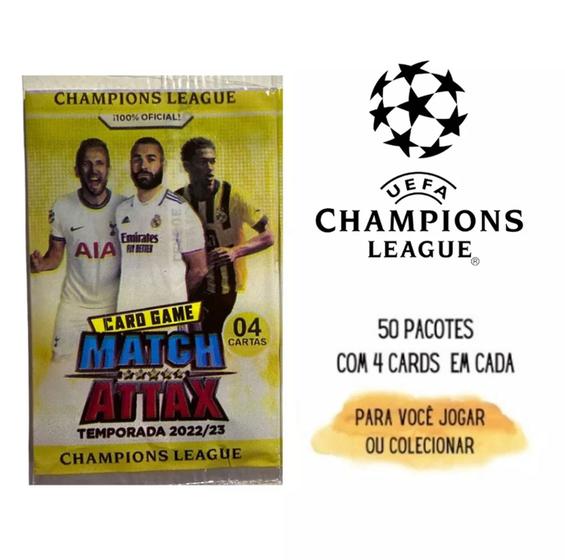 Kit 200 Cards Uefa Champions League Fifa Jogadores Times - Kids Think ...