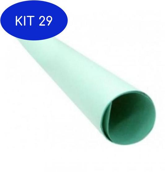 Kit 29 Cartolina Escolar 50X66 150Gr Com 2 Folhas - Verde - M. Sasso ...