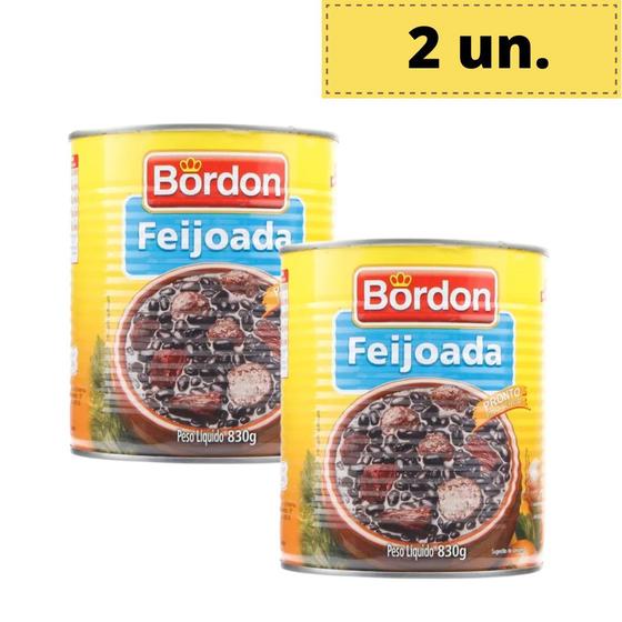 Kit 2un. Feijoada Bordon 830g - Feijoada - Magazine Luiza
