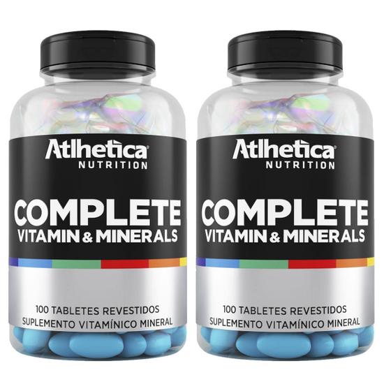 Kit 2X Complete Multi-Vit - 100 Tabletes - Atlhetica Nutrition - Kit de ...