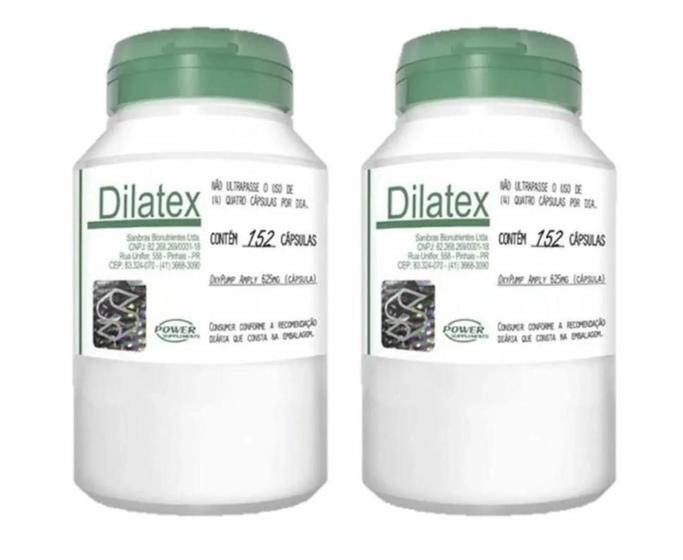 Kit 2X Dilatex (2X 152 Caps) - Power Supplements - Kit de Suplementos ...