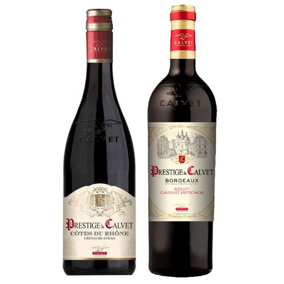 Kit 2x Vinhos Tintos Francês Prestige de Calvet - Cantu - Vinho ...