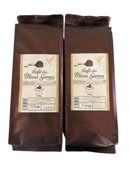 kit 2x500g Café em Grão, Selecionado e Torrado - Café das Minas Geraes ...