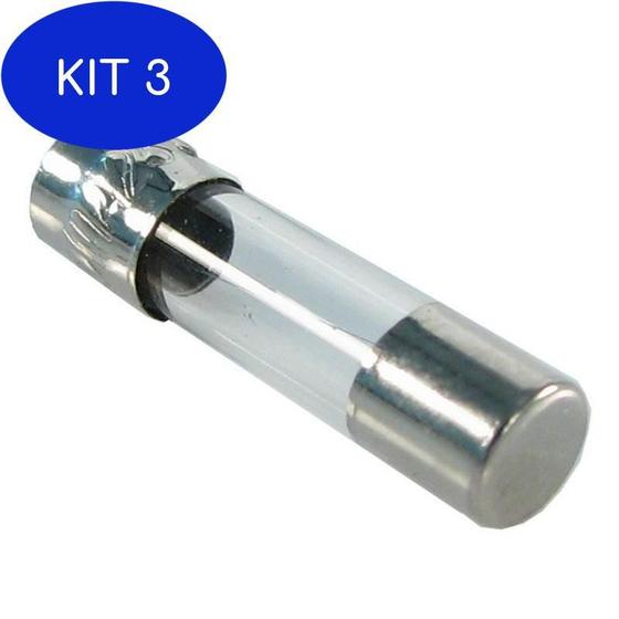 Kit 3 1 Un Fusível De Vidro 4A 4 Amperes 110V 220V Bivolt - Js ...