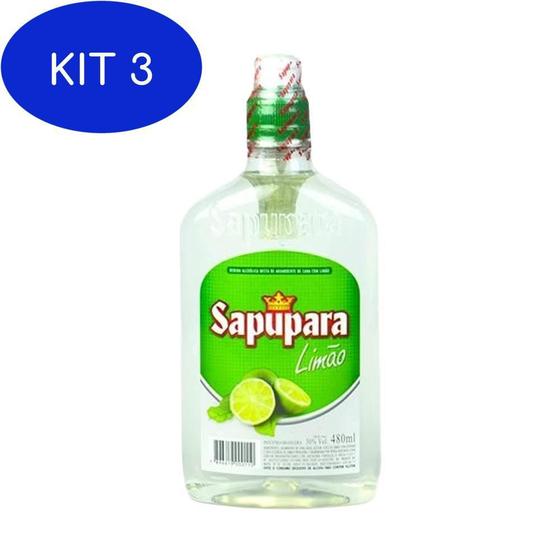 Kit 3 Aguardente Ypioka Limão Meiota Marcante 480Ml - Ypioca - Aguardente - Magazine Luiza