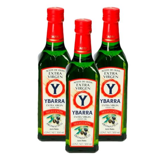 Kit 3 Azeite de Oliva Espanhol Extra Virgem Ybarra 500ml - Azeite ...