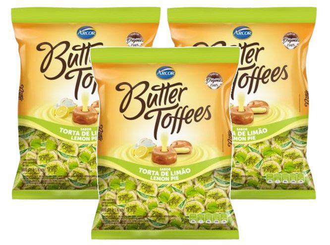 kit 3 Bala Arcor Butter Toffees Torta De Limão 500g - Balas - Magazine ...