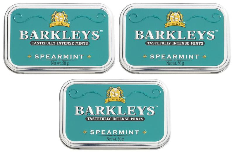 Kit 3 Bala Barkleys Spearmint Pastilhas Sabor Hortelã 50G - Balas ...