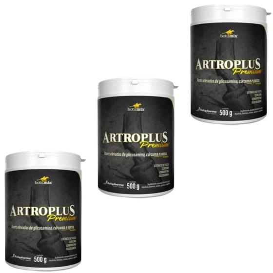 Kit 3 Botumix Artroplus Premium 500g Equinos - Botupharma - Vitaminas e ...