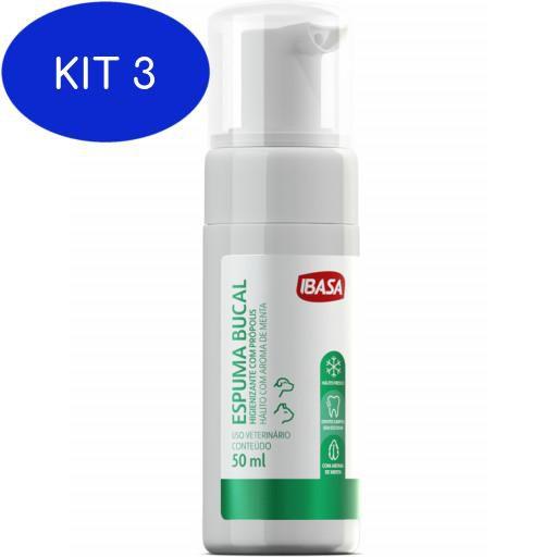 Kit 3 Bucal Ibasa Para Cães e Gatos Spray - Solução Bucal Pet ...