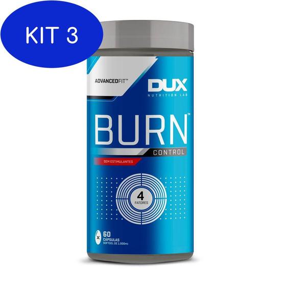 Kit 3 Burn Control (60 cápsulas) - Dux Nutrition - Dux Nutrition Lab ...