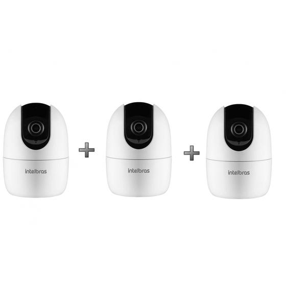 Kit 3 Câmeras IP 360 Wi-Fi Full HD IM4 C Mibo Intelbras - Câmera ...