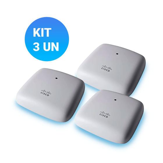 Kit 3 CBW140AC-Z Access Point Wi-Fi Cisco Business 140AC, 802.11ac, 2x2 ...
