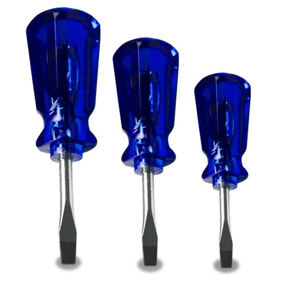 Kit 3 Chave De Fenda cotoco Goodyear 3 Peças - Jogo de Chave de Fenda e ...