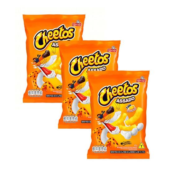 Kit 3 Cheetos Elma Chips Sabor Parmesão 40g - Cheetos - Magazine Luiza