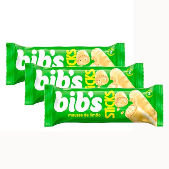 Kit 3 Chocolate Neugebauer Bib's Sticks Mousse de Limão 32g - Chocolate ...