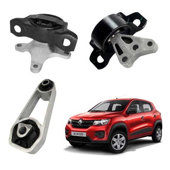 Kit 3 Coxim Câmbio Motor Ld Le Renault Kwid 2017/... - Solupe Parts ...