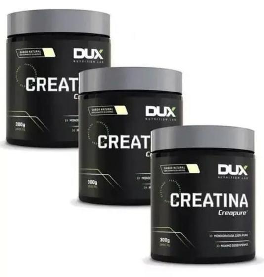 Kit 3 Creatina DUX Creapure 300g - Dux Nutrition Lab - Creatina ...