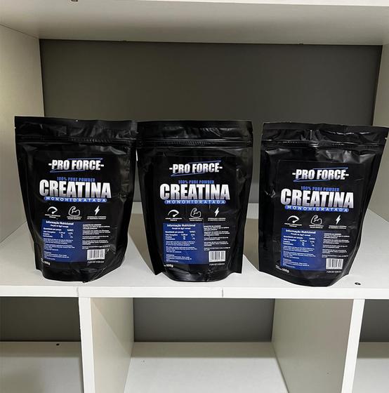 Kit 3 creatinas pro force 500g - Creatina - Magazine Luiza