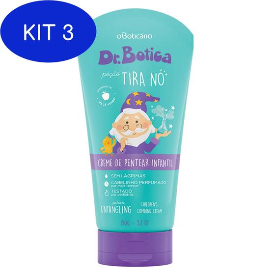 Kit 3 Creme De Pentear Infantil 150 G Dr Botica Poção Tira - Perfumaria ...