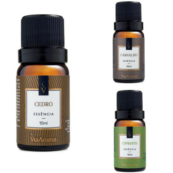 Kit 3 Essências Via Aroma 10ml Linha Premium Para Difusor Elétrico - Essência para Aromatizador ...
