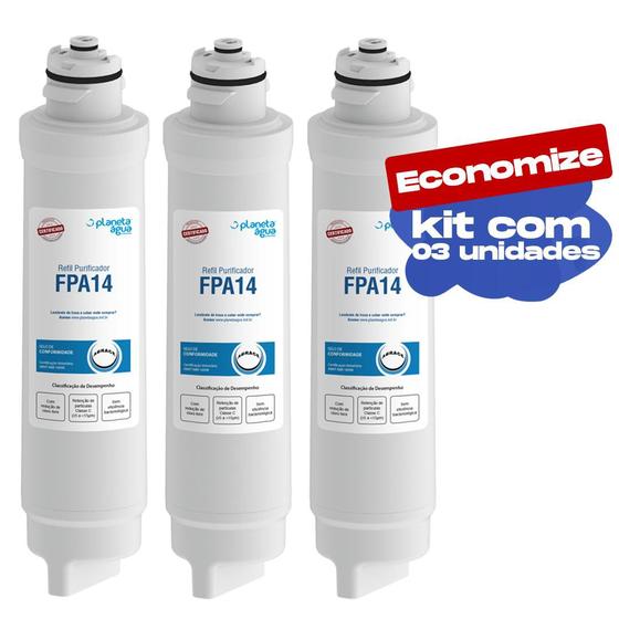 Kit 3 Filtro Refil Electrolux Pe11b Pe11x Pc41b Pc41x Ph41b - Planeta ...