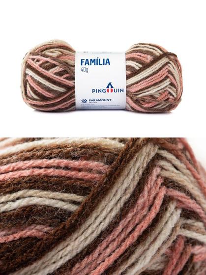 Kit 3 Fio/Lã Acrílico Pingouin Família Cores 40g Tex 375 - Fios ...