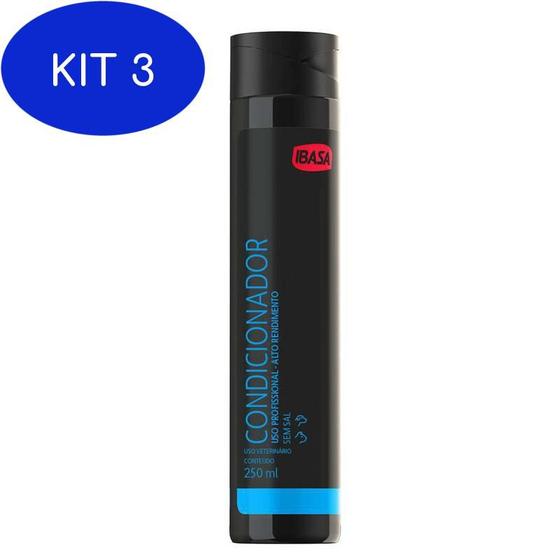 Kit 3 Fluído Desembaraçador Plus Ibasa 270 Ml - Banho e Tosa - Magazine ...
