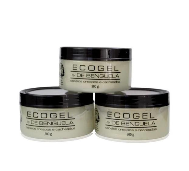 Kit 3 Gel de Definição e Hidratação EcoGel De Benguela - Dispenser ...