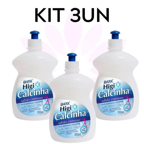 Kit 3 Higi Calcinha Softcare Sabão Cremoso para Higienização de peças ...