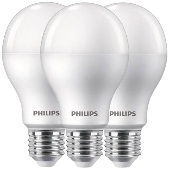 Kit 3 Lâmpadas Led Philips 16w Branco Frio 6500K E27 Equivale 100w Luz ...