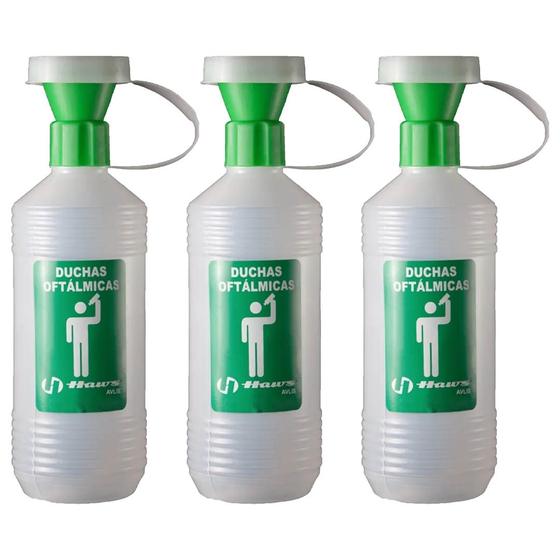 Kit 3 lava olhos ducha oftalmica haws avlis 500ml - HAWS AVILIS ...