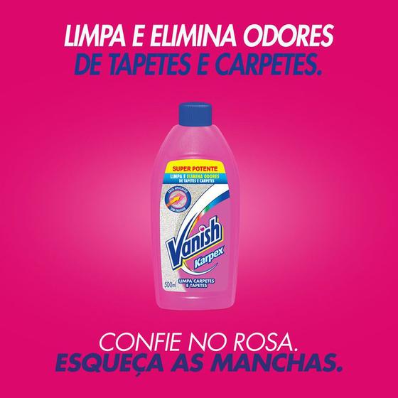 Kit 3 Limpa Carpete Vanish Karpex Líquido 500 ML - Tira Manchas - Magazine Luiza