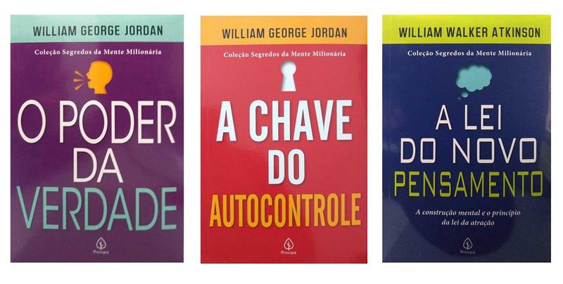 Kit 3 Livros Coleção Segredos da Mente Milionária A Chave O Poder A Lei ...