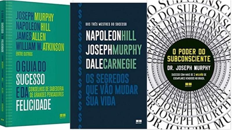 Kit 3 Livros Joseph Murphy Poder Do Seu Subconsciente + Os segredos que ...