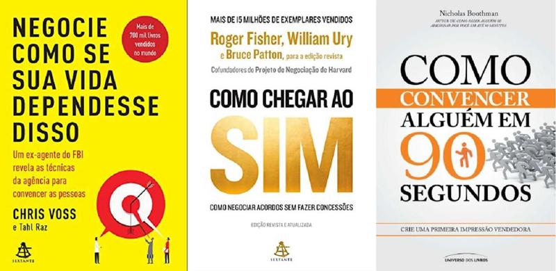 KIT 3 LIVROS Negocie como se sua vida dependesse disso + Como chegar ao ...