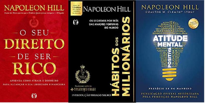 kit 3 livros O seu direito de ser rico + Hábitos dos milionários ...