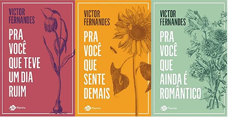 KIT 3 LIVROS VICTOR FERNANDES Pra você que teve um dia ruim + que sente ...