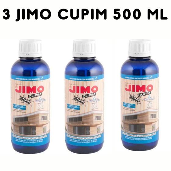 Kit 3 Mata Cupim Para Madeira A Base De Água 500ml Incolor - jimo ...